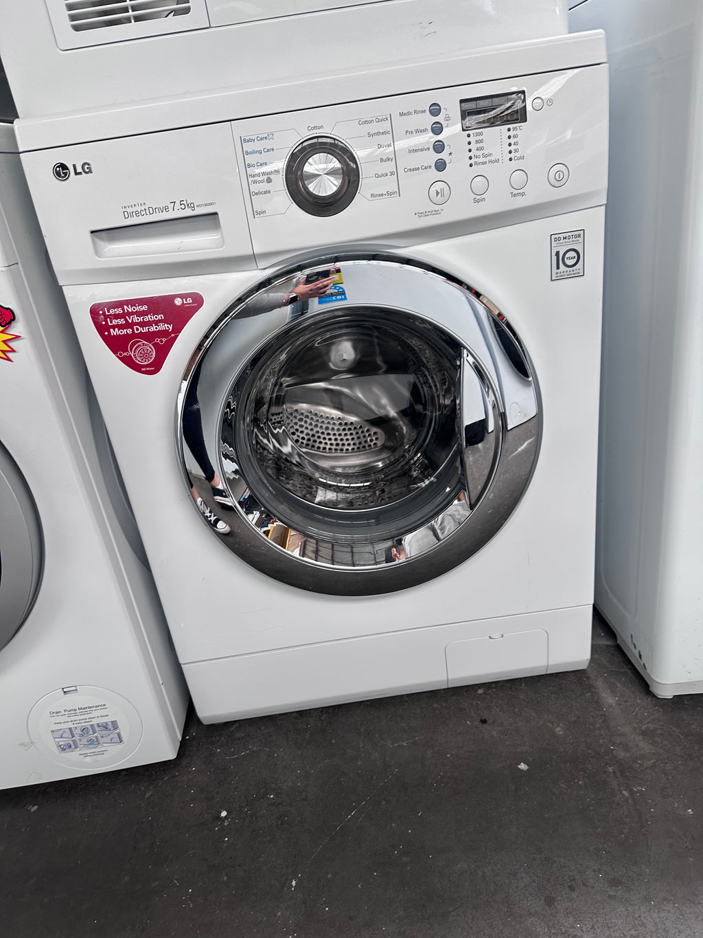 LG 7.5kg Direct Drive Front Loader [Refurbished] – DMS Appliances