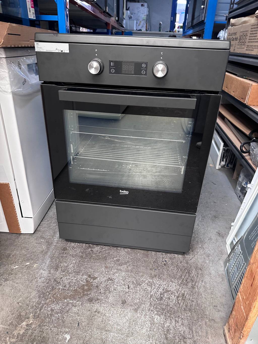 *Current Model* Beko 60cm Freestanding Cooker with Induction cooktop a ...