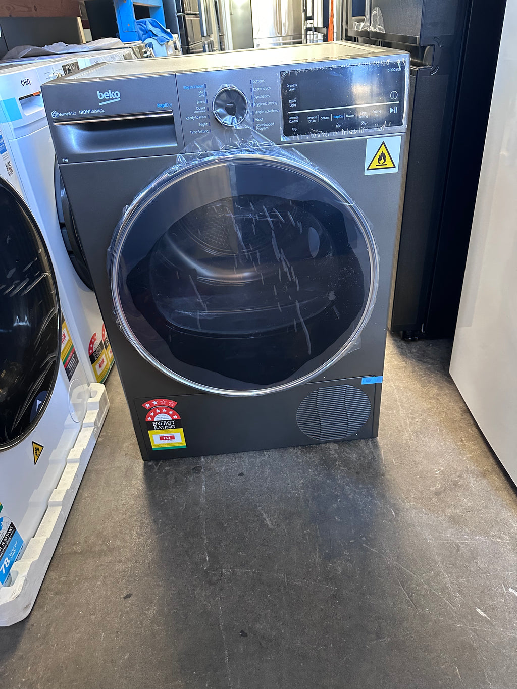 *Current Model* Beko BDPB904HG 9kg Hybrid Heat Pump Dryer (Graphite ...
